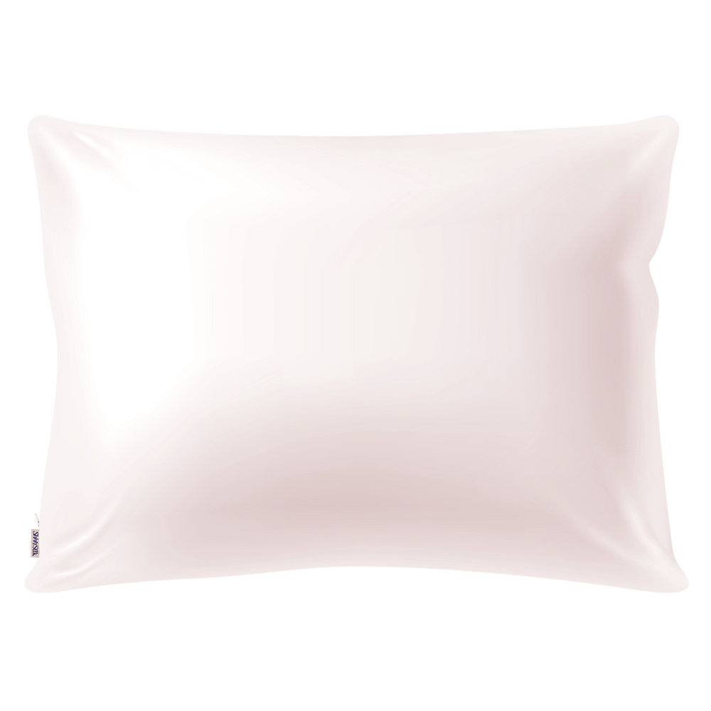 Pink Silk Pillowcase - Queen Size - Zippered